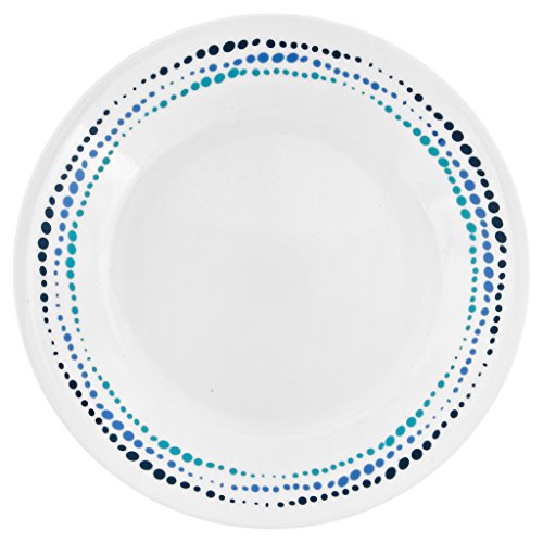 Corelle Livingware 16-Piece Dinnerware Set, Ocean Blues, Service for 4