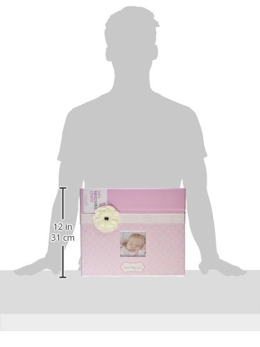 C.R. Gibson Pink Baby Girl Large Keepsake Box, 12.5'' W x 10.25'' H