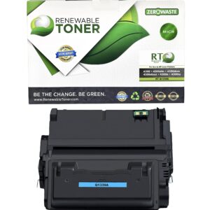 Renewable Toner Compatible MICR Toner Cartridge Replacement for HP 39A Q1339A Laser Printers 4300 4300dtn 4300dtns 4300dtnsl 4300n 4300tn