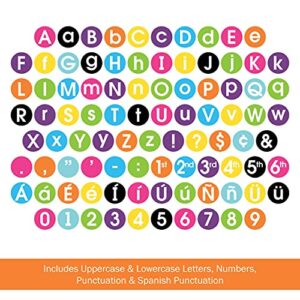 BARKER CREEK Letter Pop-Outs, 3.25" Happy, Multicolor Designer Letters for Bulletin Boards, Breakrooms, Reception Areas, Signs, Displays, And More! 3.25" 210 Characters per Set (1721)