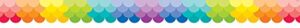 creative teaching press ombre rainbow scallops borders (0186), ombre multi