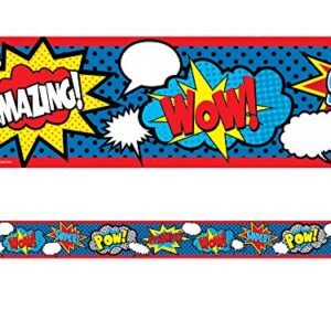 Teacher Created Resources Superhero Straight Border Trim (5586)