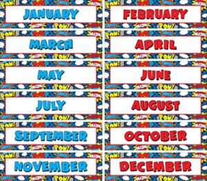 teacher created resources superhero monthly headliners (5590)