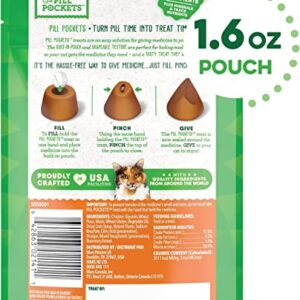 Greenies 3 Pack of Feline Chicken Flavored Pill Pockets, 1.6 Ounces Per Pack