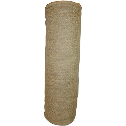 AK Trading Hessian Natural Jute Decoration Burlap Rolls 60" Wide x 10 Yards Long