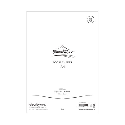 Tomoe River FP Loose Sheet, 8.27 x 11.7 Inches (A4-size), White, 100 Sheets/Pack (TMR-A4P-W)