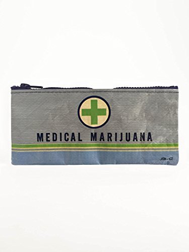 Blue Q Pencil Case, Medical Marijuana, Made Out of 95% Recycled Materials, 4.25 by 8.5 Inches (QA743)