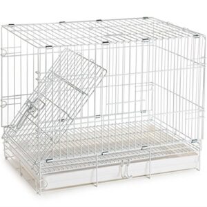 Two Size, Durable Metal Travel or Veterinary Collapsable Parrot Bird Carrier Cage