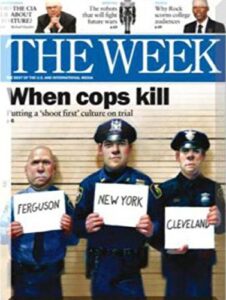 the week magazine, when cops kill, december 19, 2014, single issue