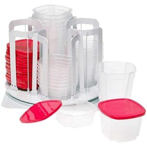 smart spin n store 49 piece food storage set