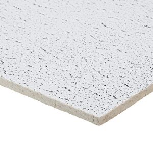 Armstrong Ceiling Tiles; 2x4 Ceiling Tiles - 12 pcs White Ceiling Tiles; Acoustic Ceilings for Suspended Ceiling Grid; FISSURED 755