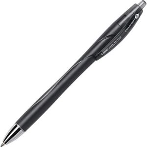 BIC VCGC11BK Atlantis Comfort Retractable Ballpoint Pen, Black Ink, 1.2mm, Medium, Dozen