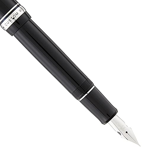 PILOT Custom 912 Fountain Pen, Black Barrel, FA Falcon Nib (71619)