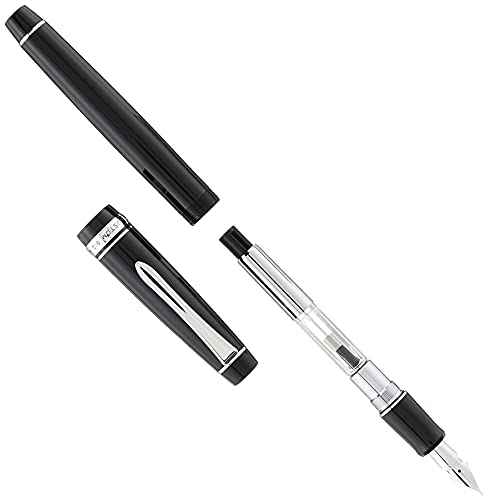 PILOT Custom 912 Fountain Pen, Black Barrel, FA Falcon Nib (71619)