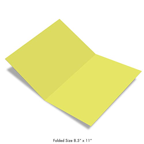 NobleWorks - 1 Large Blank Greeting Card (8.5 x 11 Inch) - All Occasion Notecard with Envelope, Big Bold Letters - Big Hug J9652