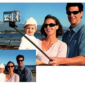 Extra-long Durable Selfie Stick Kit with Tripod by Shutterstix for iPhones, Samsung, Hero & Compact Cameras, with Bonus Tripod, Bluetooth Wireless Remote Control; Latest Version, Light-weight & Compact