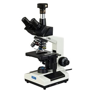 OMAX 40X-2500X Lab Trinocular Compound LED Microscope with 9MP Digital Camera