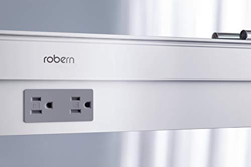 Robern AC2430D4P1L 4000K Temperature LUM Lighting-Left Hinge AiO 24" x 30" Single Door Cabinet, 24"x30"