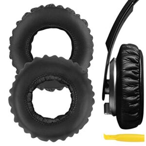 geekria quickfit replacement ear pads for sony mdr-xb500 headphones ear cushions, headset earpads, ear cups cover repair parts (black)