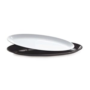 G.E.T. ML-254-W 2.6 Qt, 25" x 8" Oval Platter, White