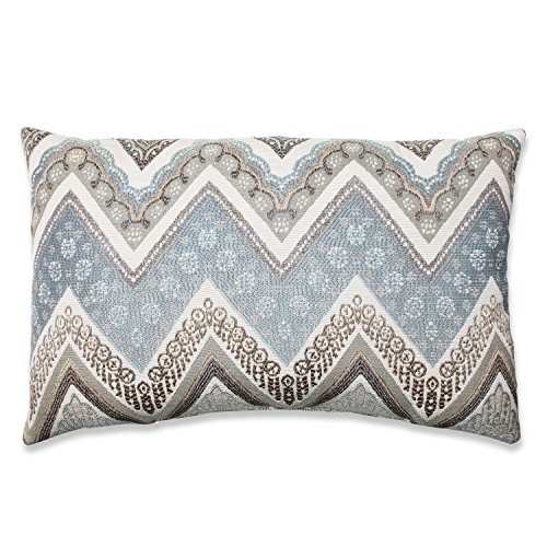 Pillow Perfect Indoor Cottage Mineral Lumbar, Rectangular Throw Pillow, Blue