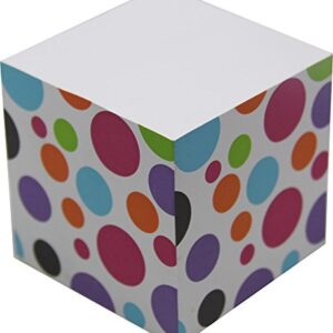 4A Sticky Memo Cube,2 1/2 Inches,Bubble Patterned Printed On The Four Sides,Self-Stick Notes Cube,About 500 Sheets/Cube,1 Cube/Pack,4A SMC 434