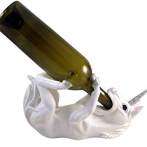 Magical Purity Unicorn Wine Bottle Holder Display Rack Stand Decorative Kitchen Statue For Wine Lovers Home