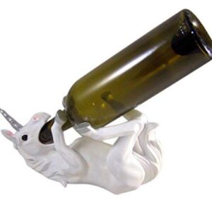 Magical Purity Unicorn Wine Bottle Holder Display Rack Stand Decorative Kitchen Statue For Wine Lovers Home