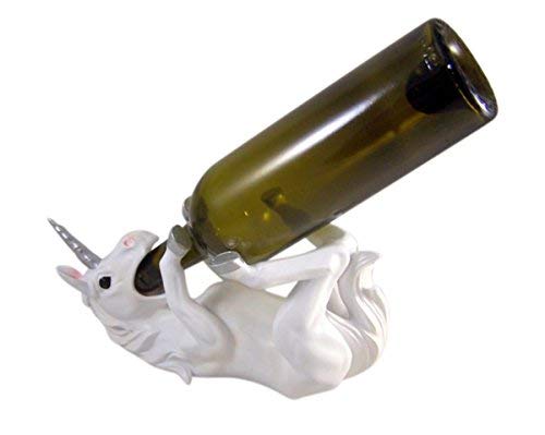 Magical Purity Unicorn Wine Bottle Holder Display Rack Stand Decorative Kitchen Statue For Wine Lovers Home