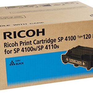 Ricoh 406997 SP 4100 4110 4210 4310 Type 120 Toner Cartridge (Black) in Retail Packaging