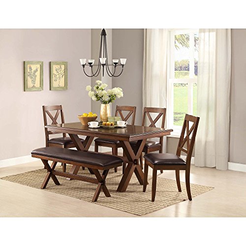 Better Homes and Gardens Maddox Crossing Dining Table, Brown