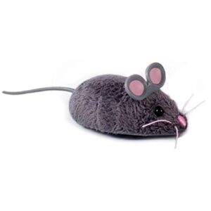 hexbug mouse robotic cat toy (grey) for all breed sizes