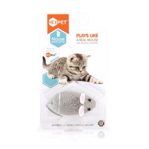 HEXBUG Mouse Robotic Cat Toy (GREY) for all breed sizes