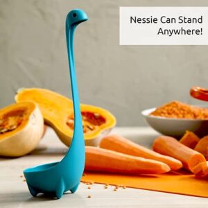 OTOTO Nessie Ladle Spoon - Turquoise Cooking Ladle - Cooking Gifts - Use for Serving Soup, Stew, Gravy & Chili - High Heat Resistant Loch Ness Stand Up Soup Ladle