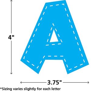 Teacher Created Resources Multi Bright Stitch Fun Font 4" Letters (TCR77177)