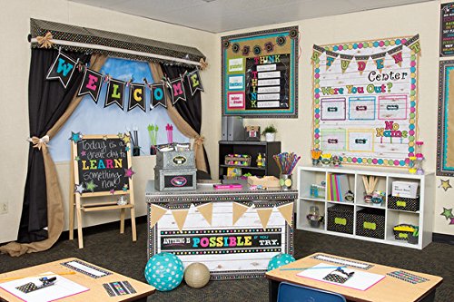 Teacher Created Resources Chalkboard Brights Awning (77184)