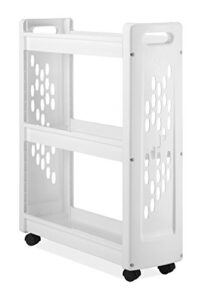 whitmor 3 tier rolling laundry cart