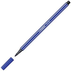 Stabilo Pen 68, 1 Piece of Felt tip, Middle tip Blue Navy Blue