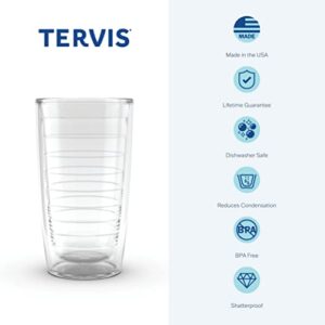 Tervis Air Force Tumbler with Lid, 16 oz, Clear