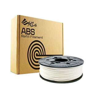 xyzprinting abs 3d printer filament, nfc, dimensional accuracy +/- 0.02 mm, 600g spool, 1.75 mm, nature