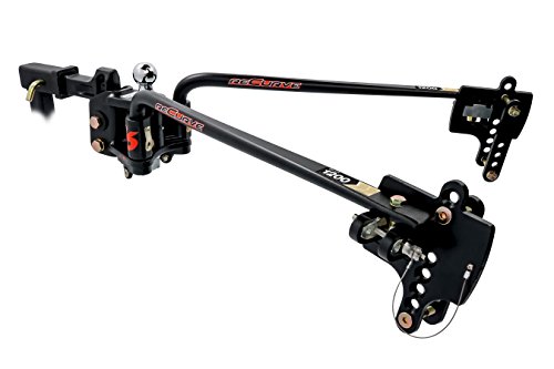 Camco Eaz-Lift ReCurve R6 1,200lb Weight Distribution Hitch | Features 1,400lb Max Tongue Weight Rating, 2-5/16-inch Ball has a 15,000lb Max Rating, and Premium Adaptive Sway Control | (48734)