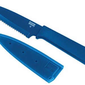 Kuhn Rikon "Colori+" Serrated Bulk Paring Knife, Blue