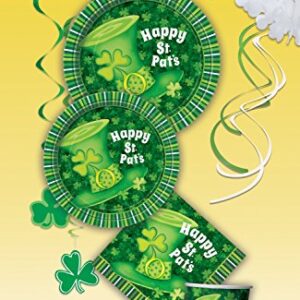 Unique Happy St. Patrick Luncheon Paper Napkins, 6.5" x 6.5"