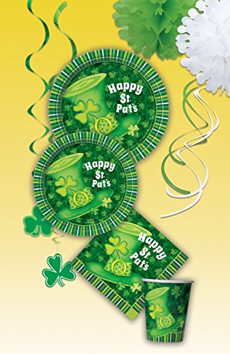 Unique Happy St. Patrick Luncheon Paper Napkins, 6.5" x 6.5"