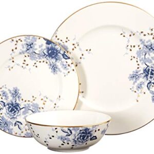 Lenox - 852028 Lenox Garden Grove 3-Piece Place Setting, 3.80 LB, Blue