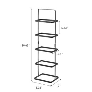 Yamazaki Home Shoe Rack, Tall, Black