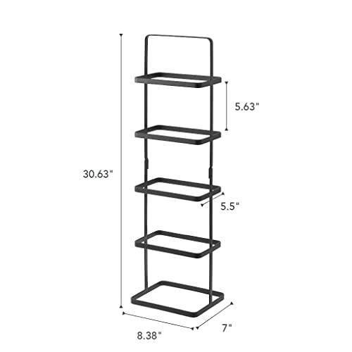 Yamazaki Home Shoe Rack, Tall, Black