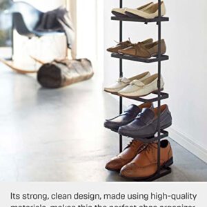 Yamazaki Home Shoe Rack, Tall, Black