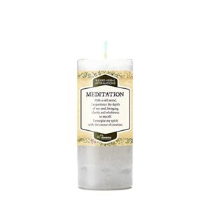 affirmation - meditation candle