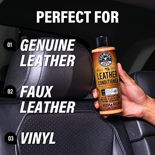 Chemical Guys SPI_109_04 Leather Cleaner and Conditioner Complete Leather Care Kit for Use on Car Interiors, Leather Apparel, Furniture, Shoes, Boots, Bags & More (2 - 4 fl oz Bottles)